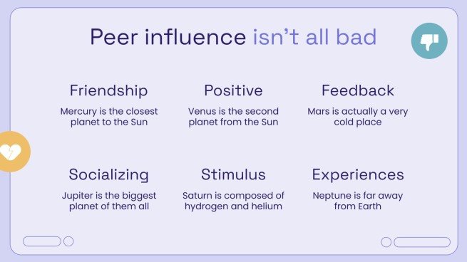 Peer Pressure Thesis Defense | Google Slides & PowerPoint