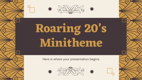 Roaring 20's Minitheme | Google Slides & PowerPoint