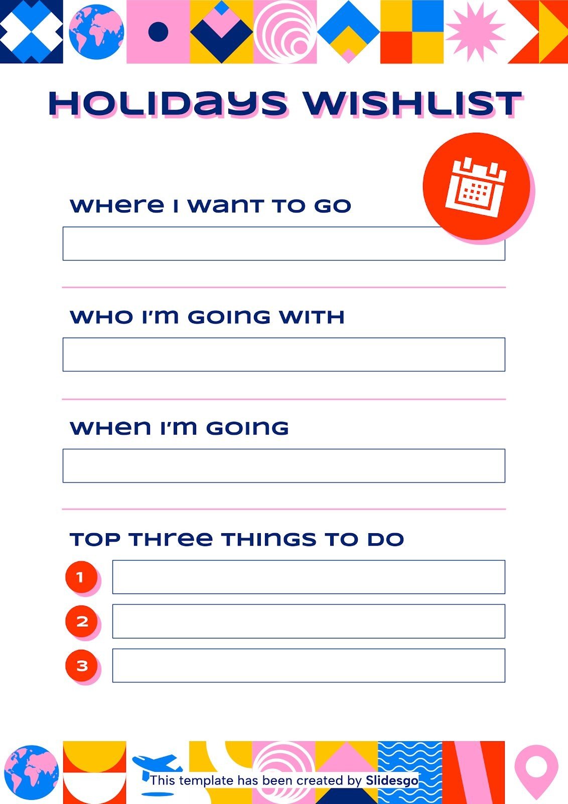 Holidays Wishlist | Google Slides & PowerPoint