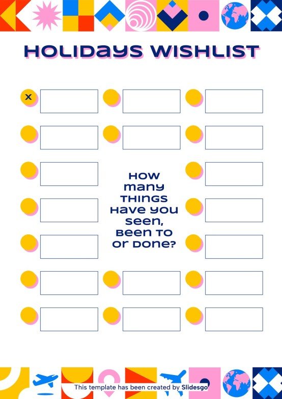 Holidays Wishlist | Google Slides & PowerPoint