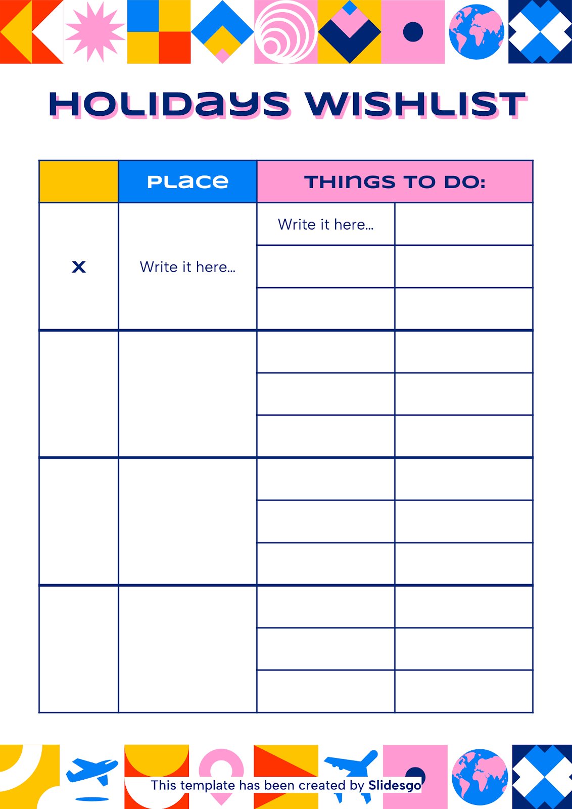 Holidays Wishlist | Google Slides & PowerPoint