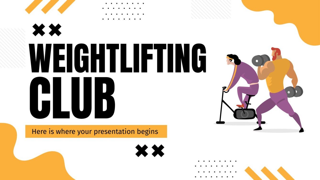 Weightlifting Club | Google Slides & PowerPoint