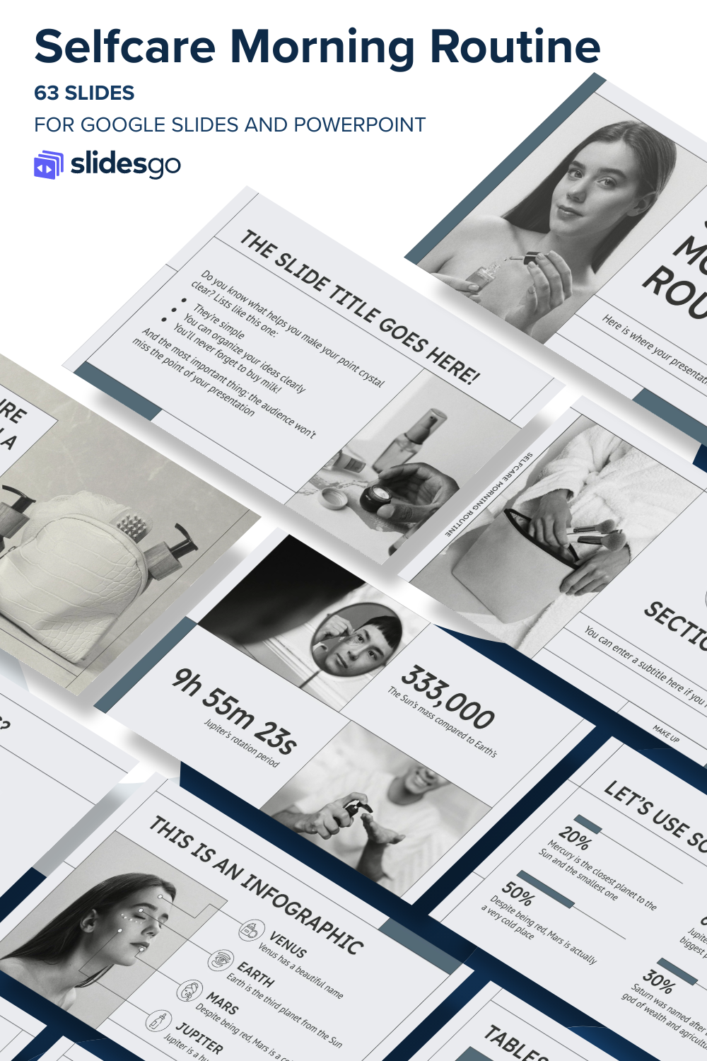 Selfcare Morning Routine | Google Slides & PowerPoint