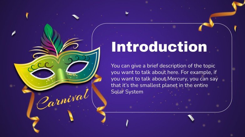 Happy Venice's Carnival | Google Slides & PowerPoint