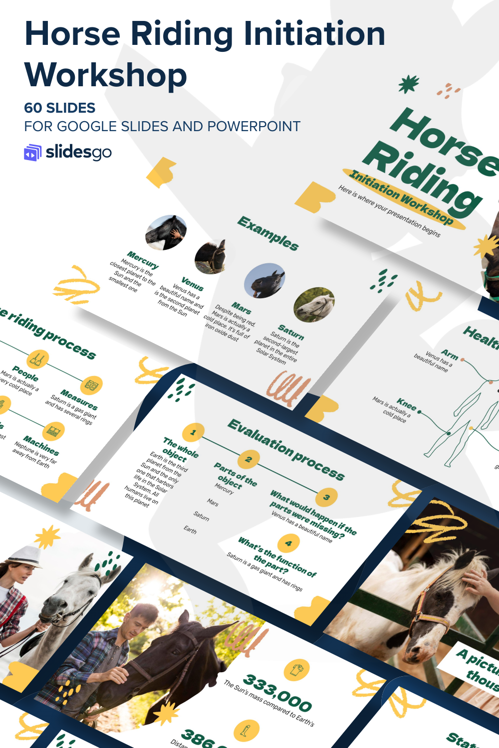 Horse Riding Initiation Workshop | Google Slides & PPT