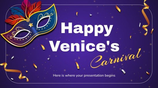 Plantillas gratis de Carnaval para Google Slides y PowerPoint