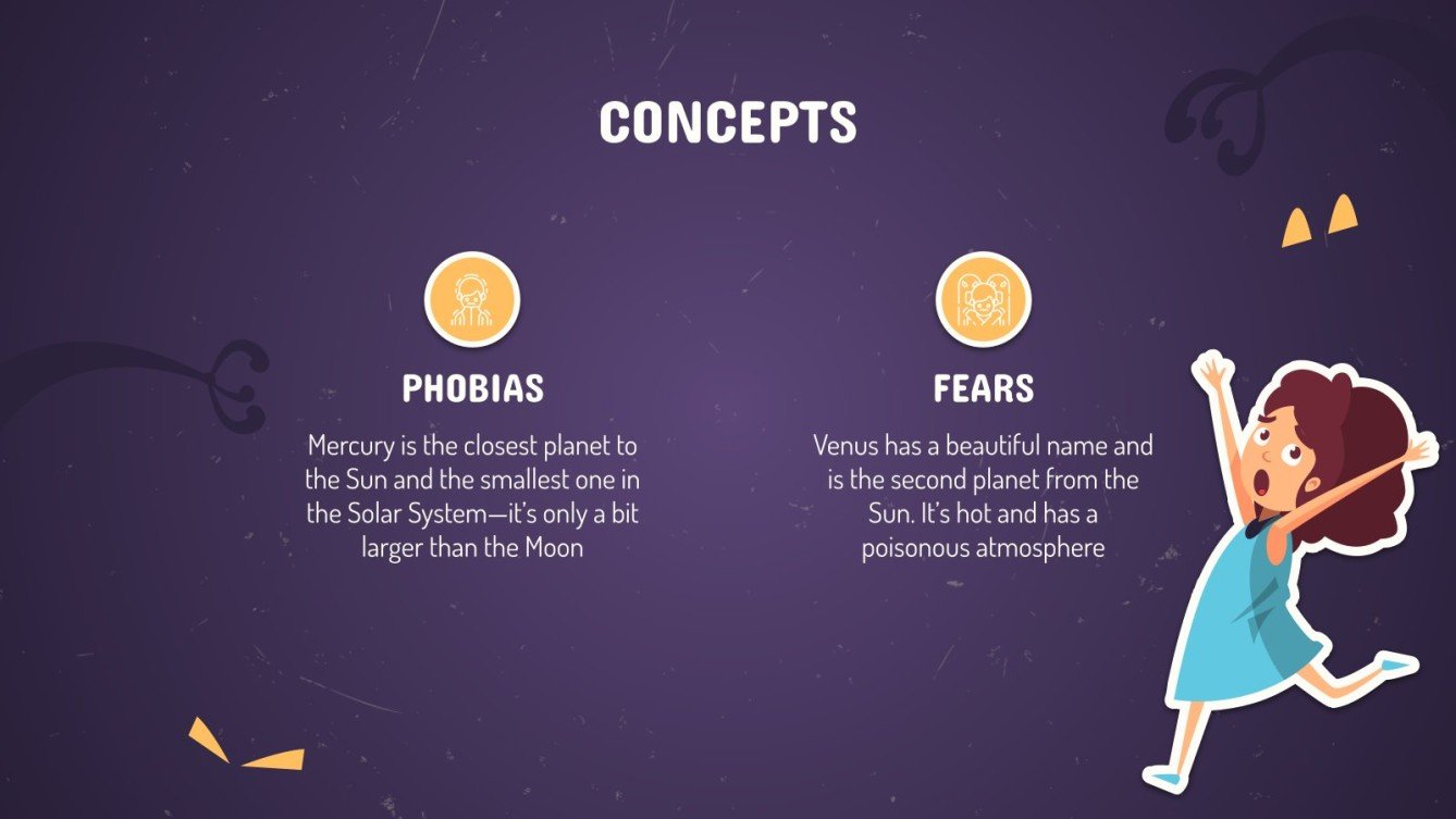 Phobias and Fears for Pre-K | Google Slides & PPT