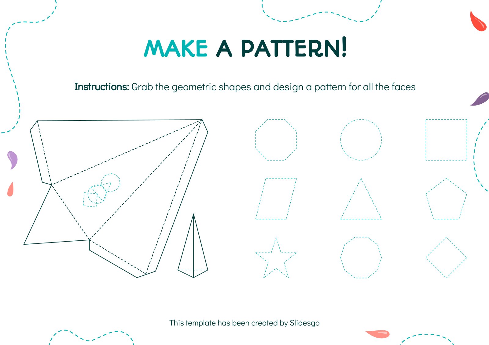Building 3D Geometric Shapes Elementary School | Google Slides