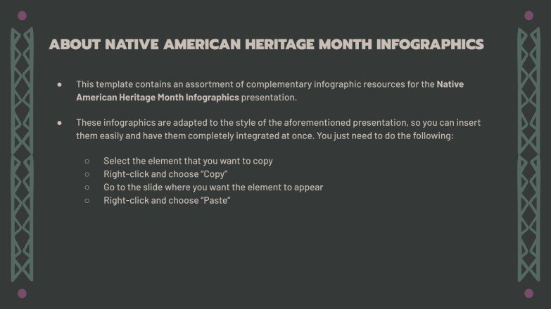 Native American Heritage Month Infographics | Google Slides