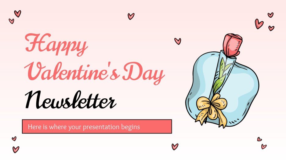 Plantillas gratis de Google Slides y PPT sobre San Valentín
