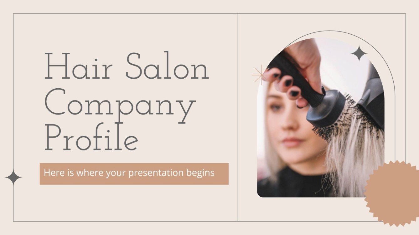 Hair Salon Company Profile | Google Slides & PowerPoint