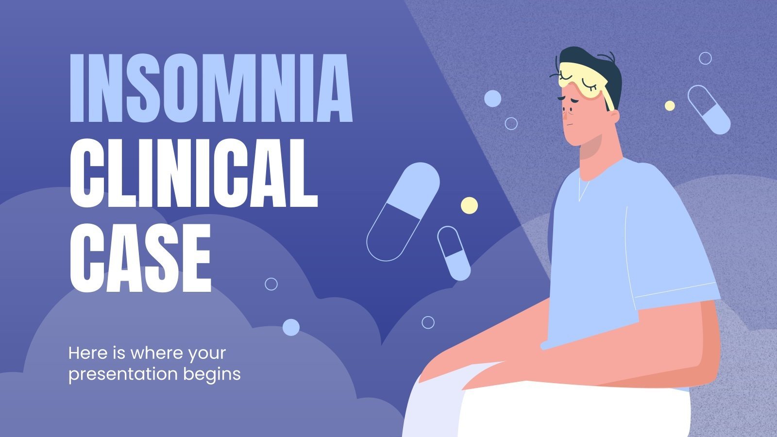 Caso clínico de insomnia | Google Slides y PowerPoint