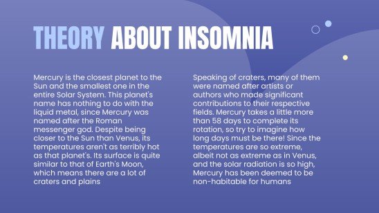 Caso clínico de insomnia | Google Slides y PowerPoint