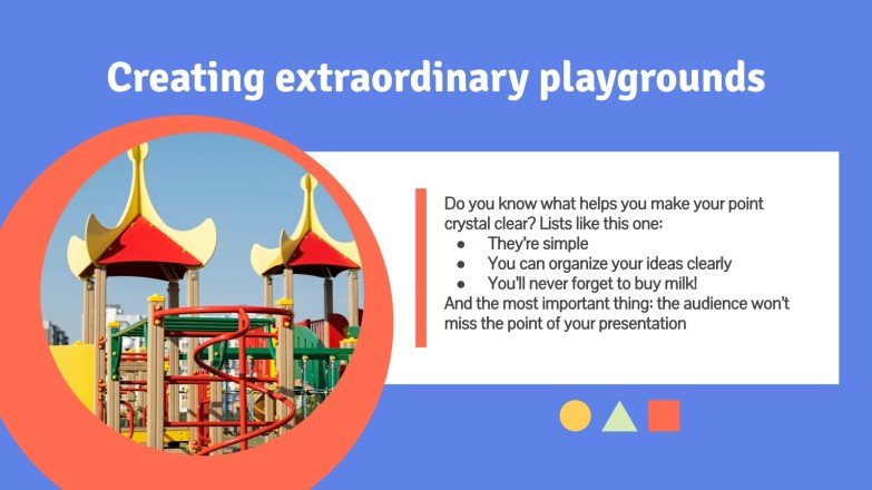 Playground Area Project Proposal | Google Slides & PPT