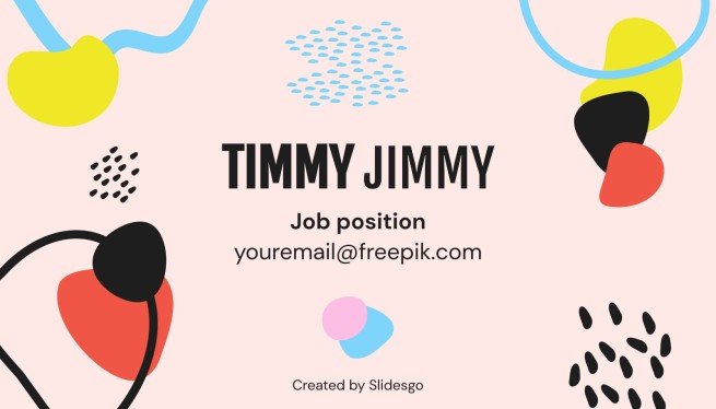 Indie Business Card | Google Slides and PowerPoint Template