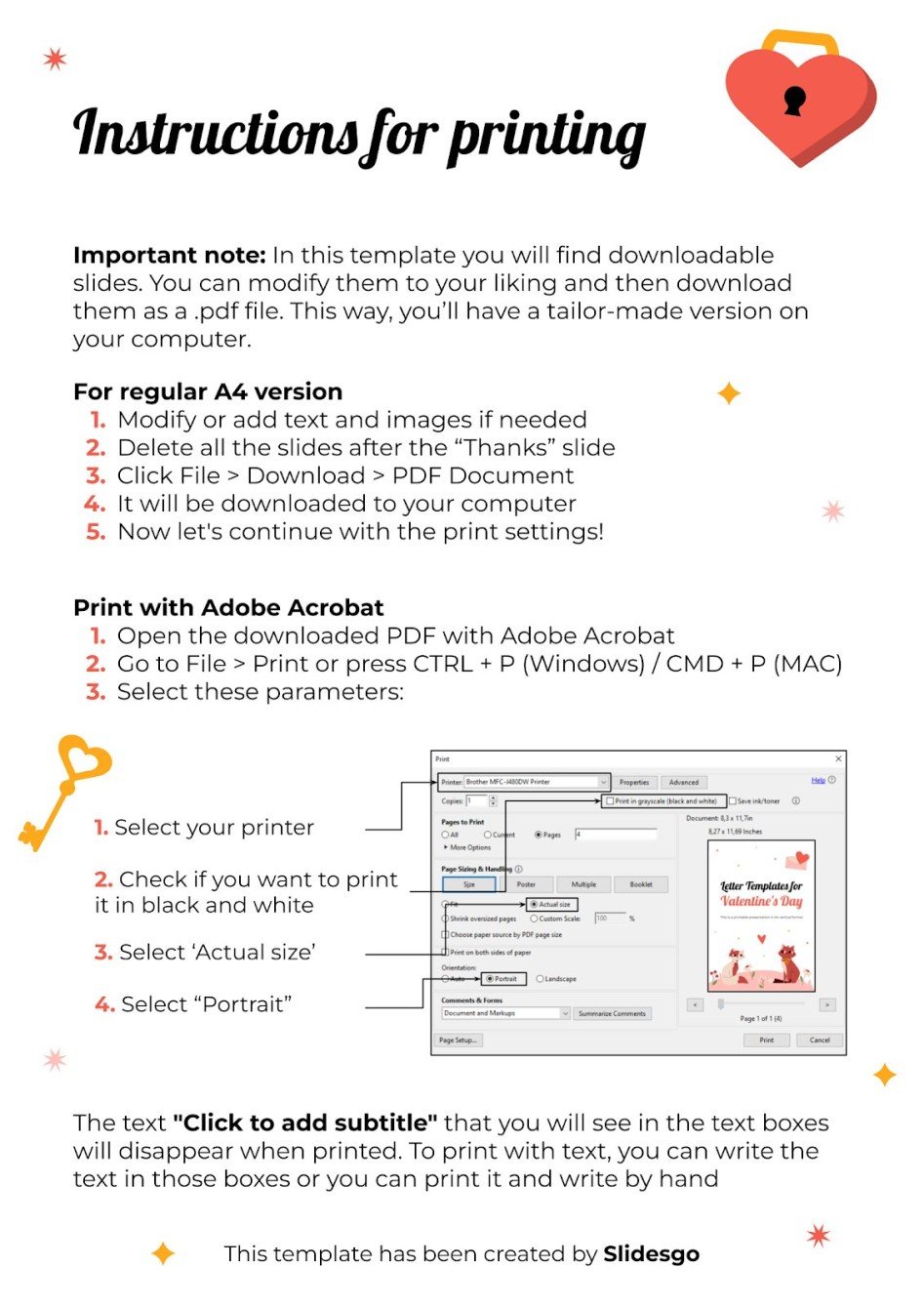 Letter Templates for Valentine's Day | Google Slides