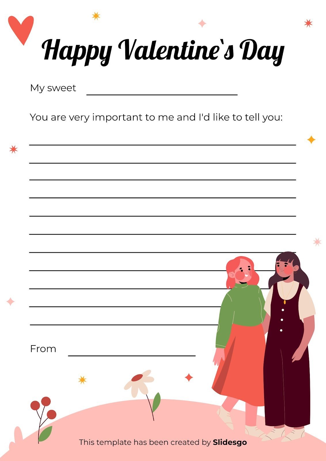 Letter Templates for Valentine's Day | Google Slides