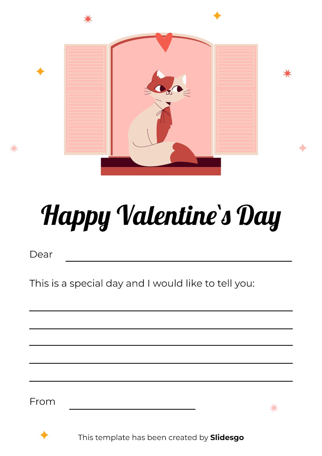 Letter Templates for Valentine's Day | Google Slides