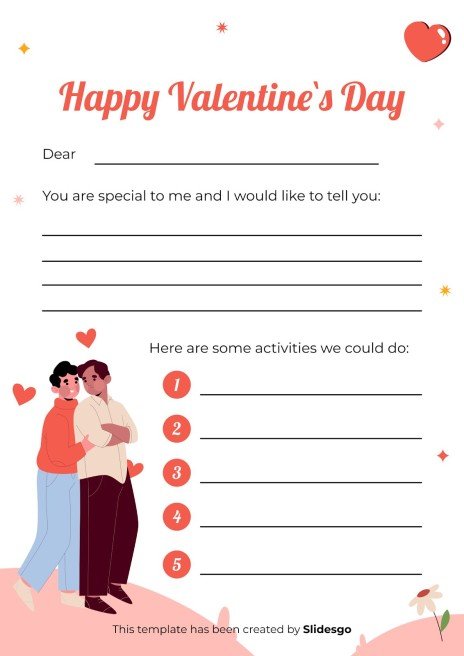 Letter Templates for Valentine's Day | Google Slides