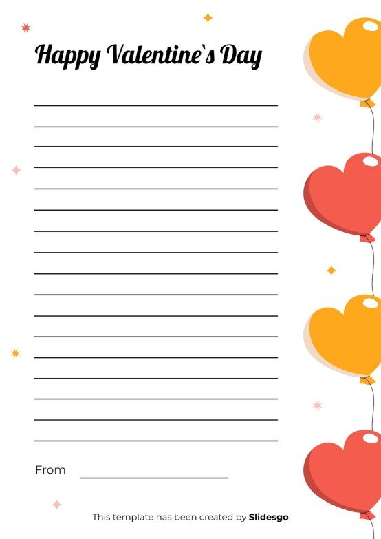 Letter Templates for Valentine's Day | Google Slides