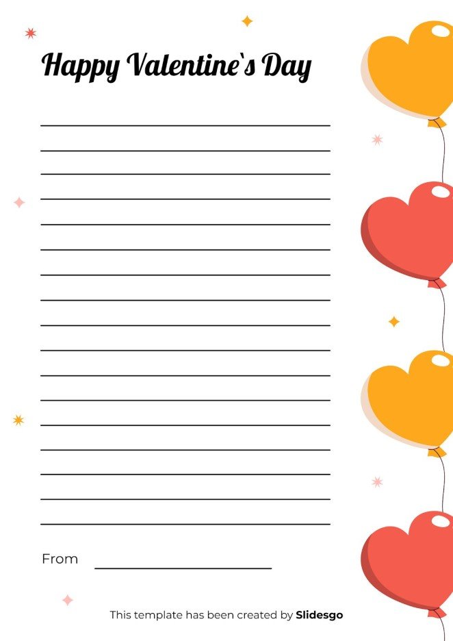 Letter Templates for Valentine's Day | Google Slides