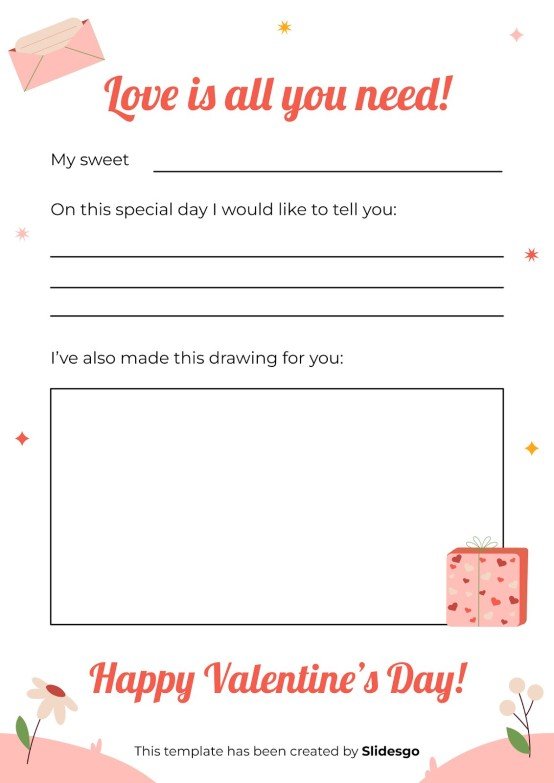 Letter Templates for Valentine's Day | Google Slides