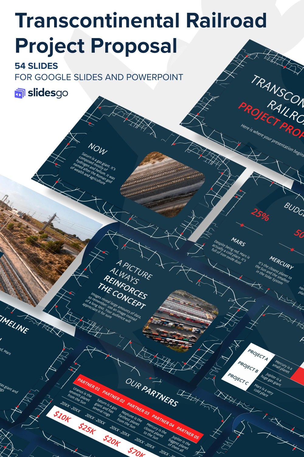 Transcontinental Railroad Project Proposal | Google Slides