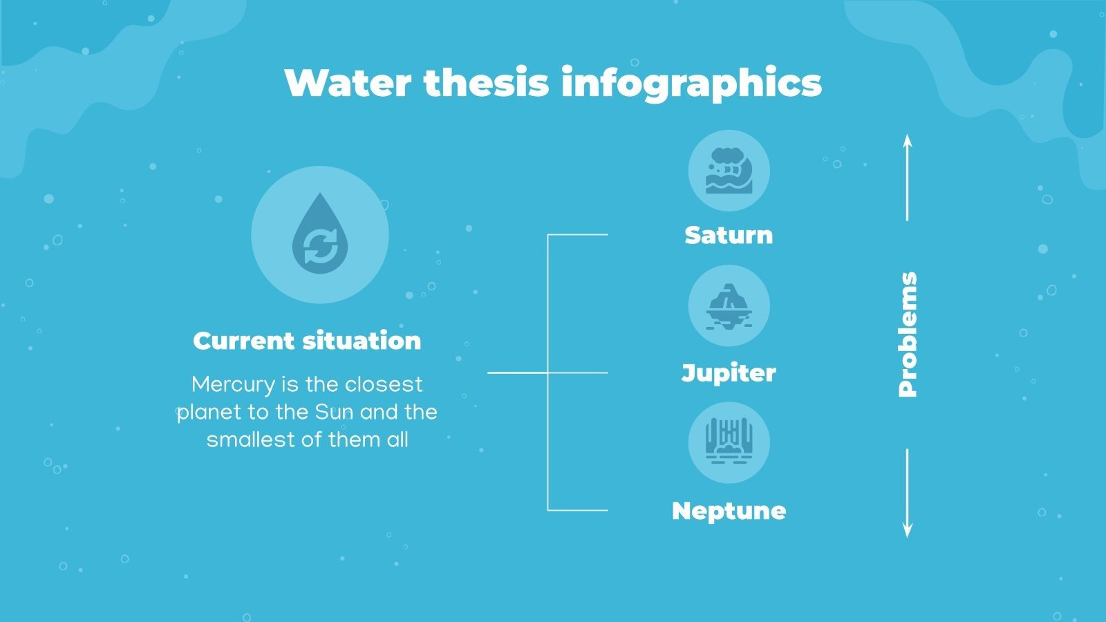 Water Thesis Infographics | Google Slides & PowerPoint