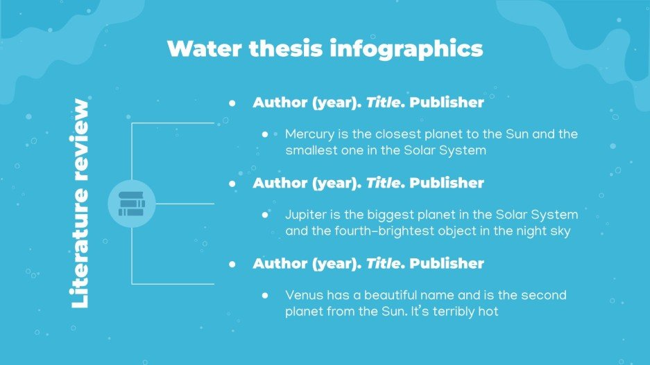 Water Thesis Infographics | Google Slides & PowerPoint