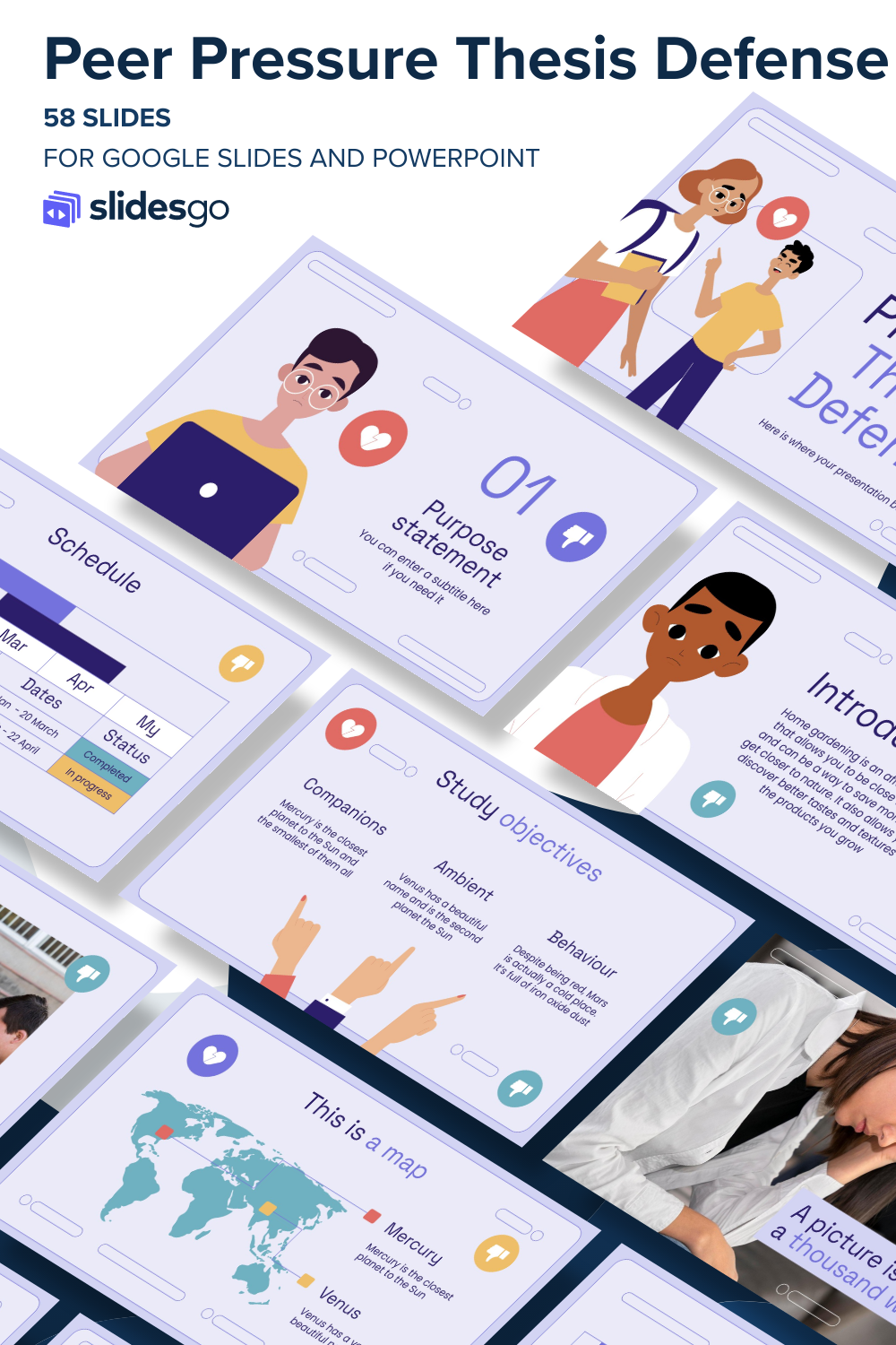 Peer Pressure Thesis Defense | Google Slides & PowerPoint