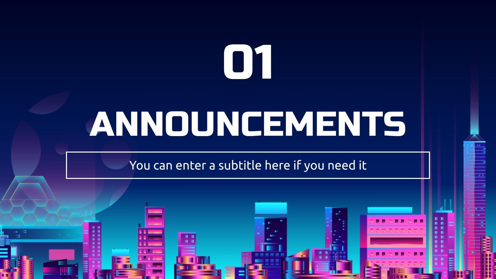 Cyber-Futuristic Cosplay Newsletter | Google Slides & PPT
