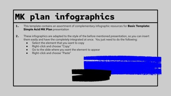 Basic Template: Simple Acid MK Plan Infographics