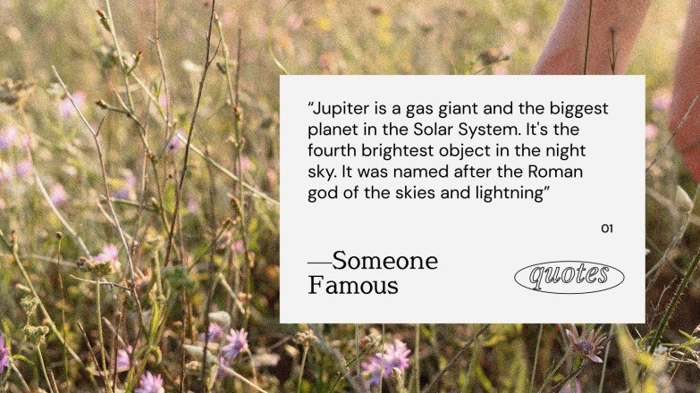 Famous Quotes Theme | Google Slides & PowerPoint template