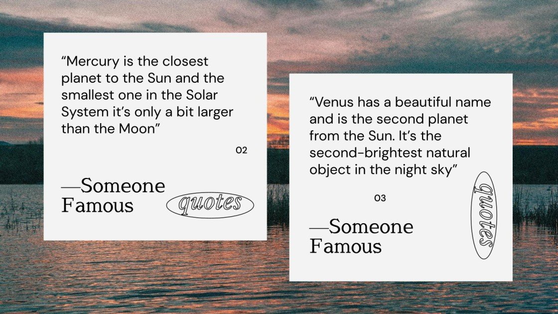 Famous Quotes Theme | Google Slides & PowerPoint template