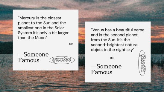 Famous Quotes Theme | Google Slides & PowerPoint template