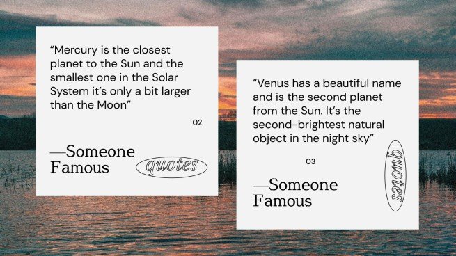 Famous Quotes Theme | Google Slides & PowerPoint template
