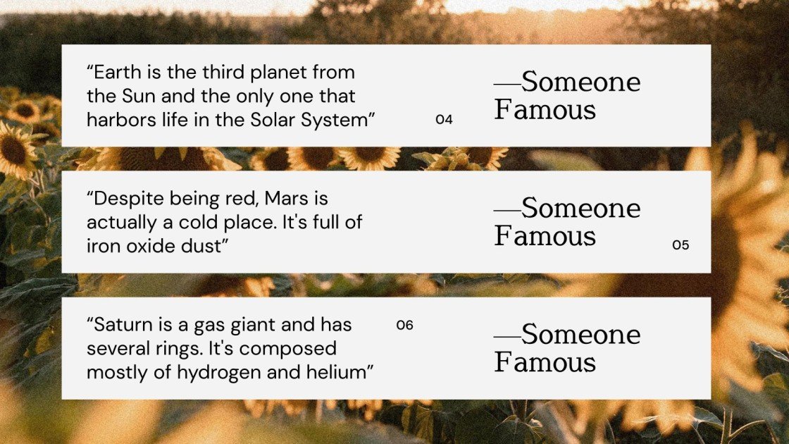 Famous Quotes Theme | Google Slides & PowerPoint template