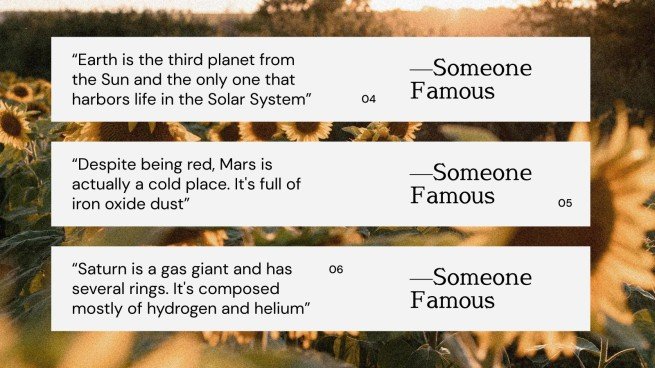 Famous Quotes Theme | Google Slides & PowerPoint template