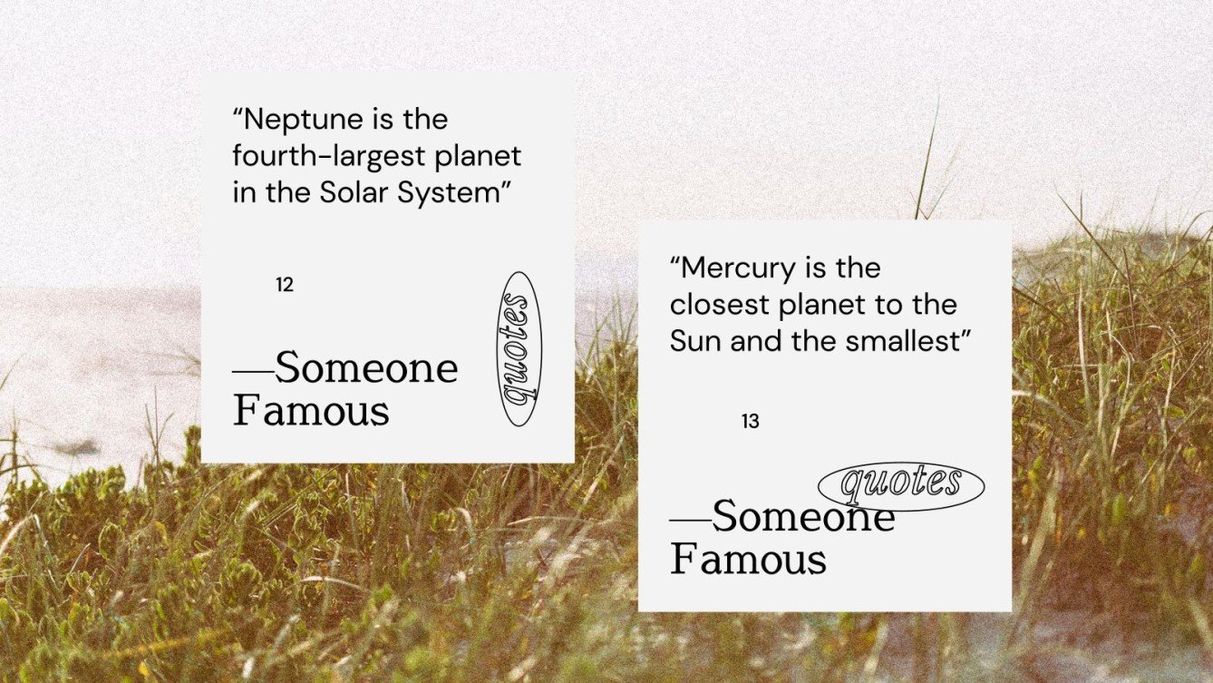 Famous Quotes Theme | Google Slides & PowerPoint template