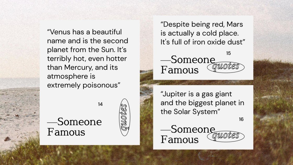 Famous Quotes Theme | Google Slides & PowerPoint template