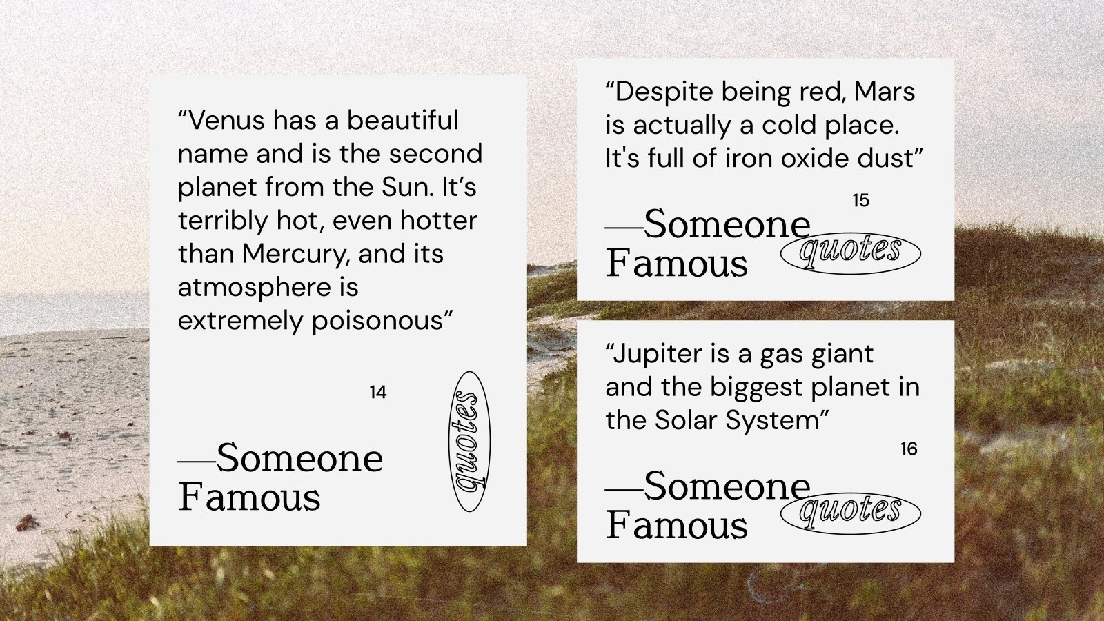 Famous Quotes Theme | Google Slides & PowerPoint template