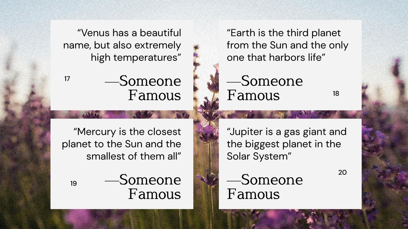 Famous Quotes Theme | Google Slides & PowerPoint template