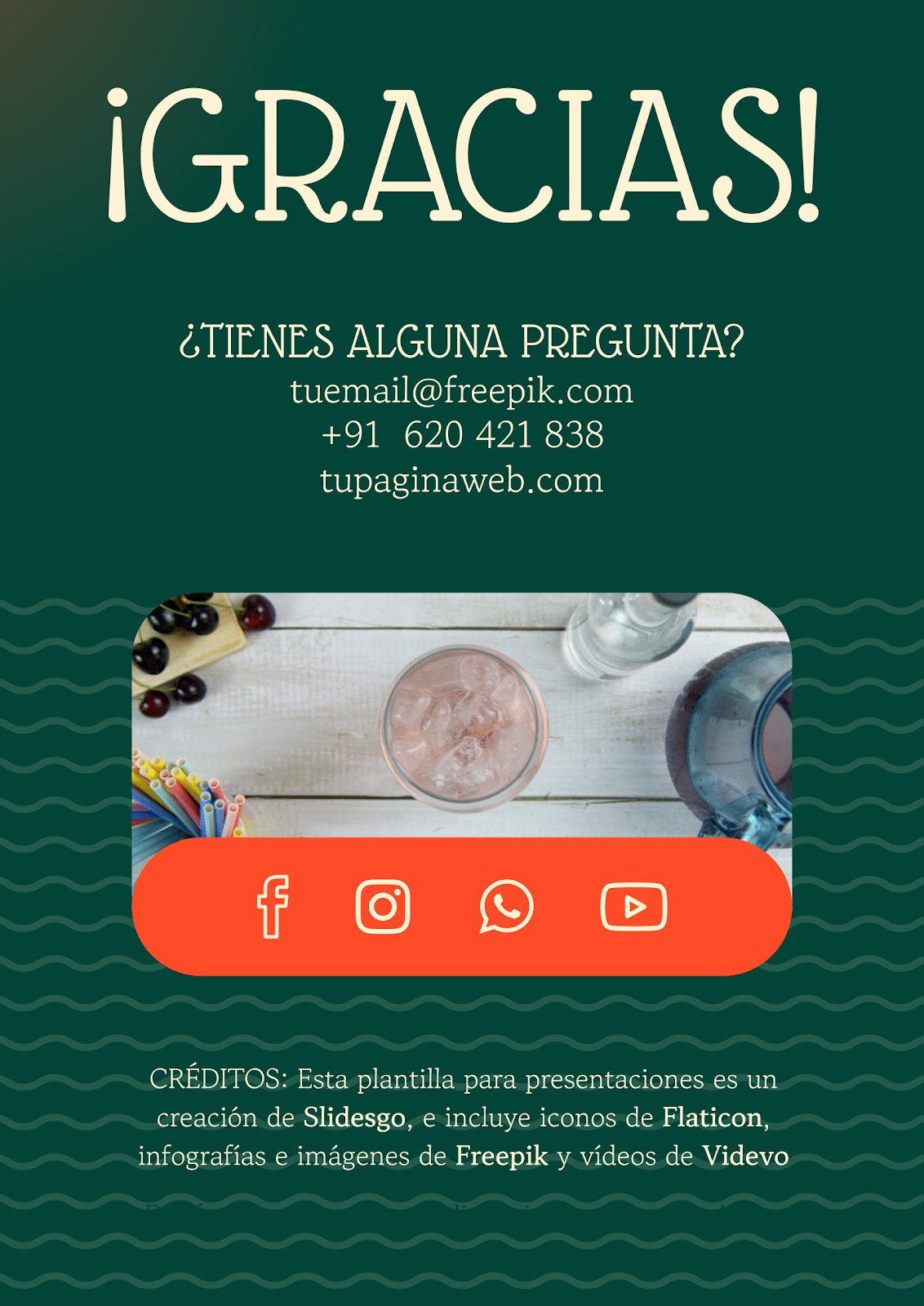 Catálogo de degustación de licores mexicanos | Google Slides