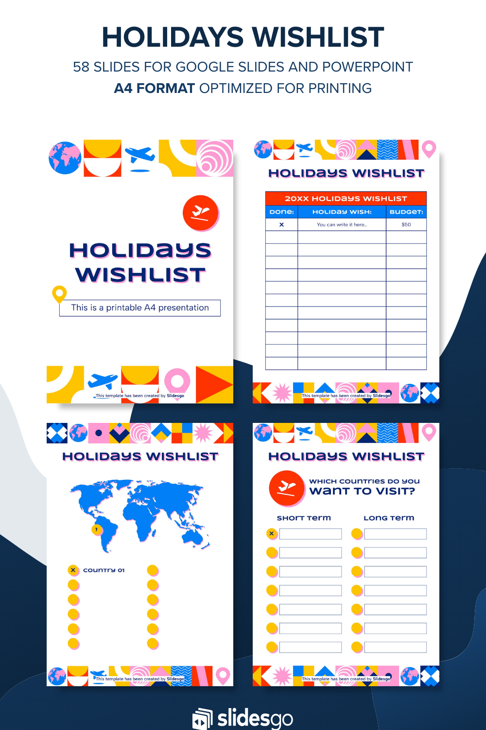 Holidays Wishlist | Google Slides & PowerPoint
