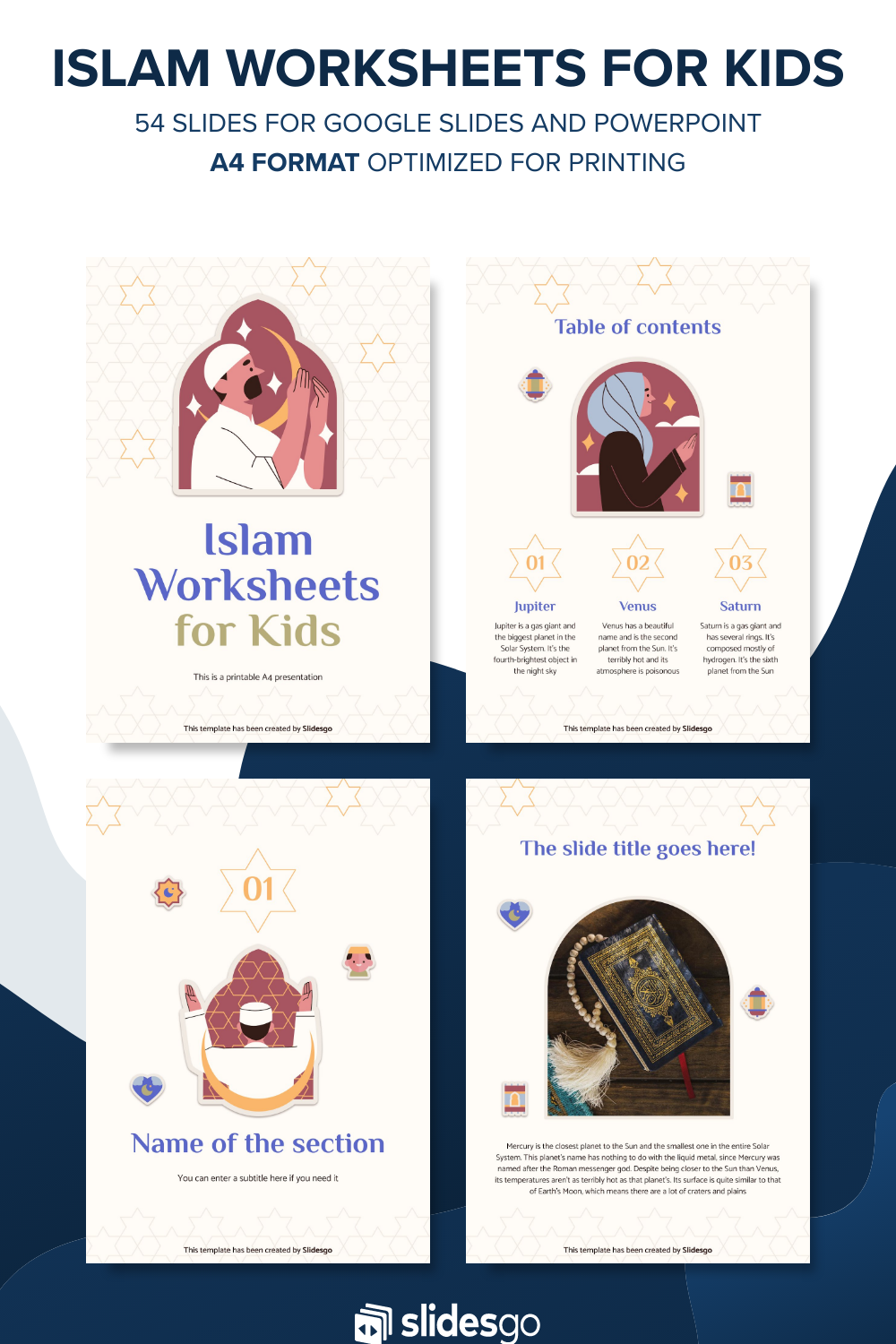 Islam Worksheets for Kids | Google Slides & PowerPoint