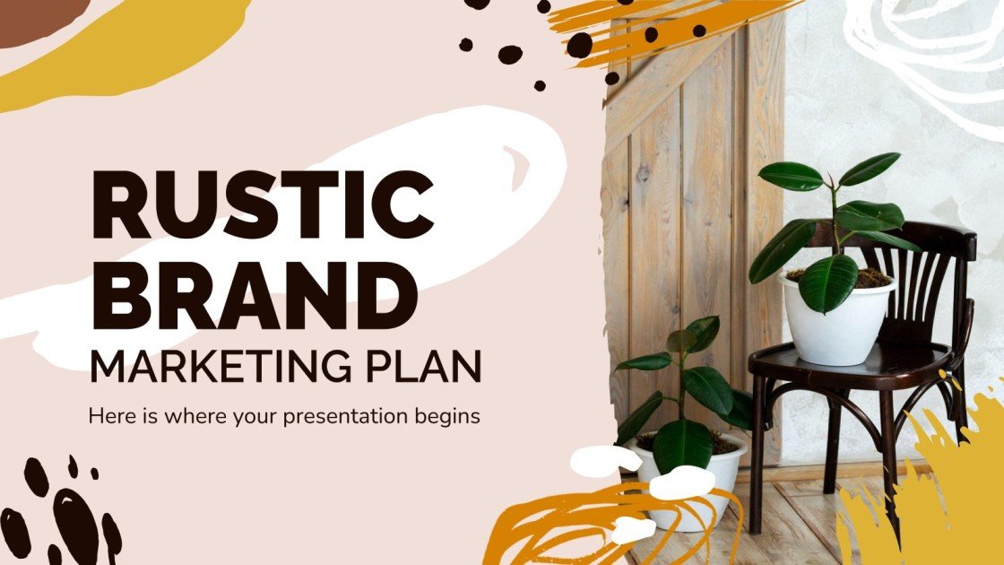 Rustic Brand Marketing Plan | Google Slides & PPT