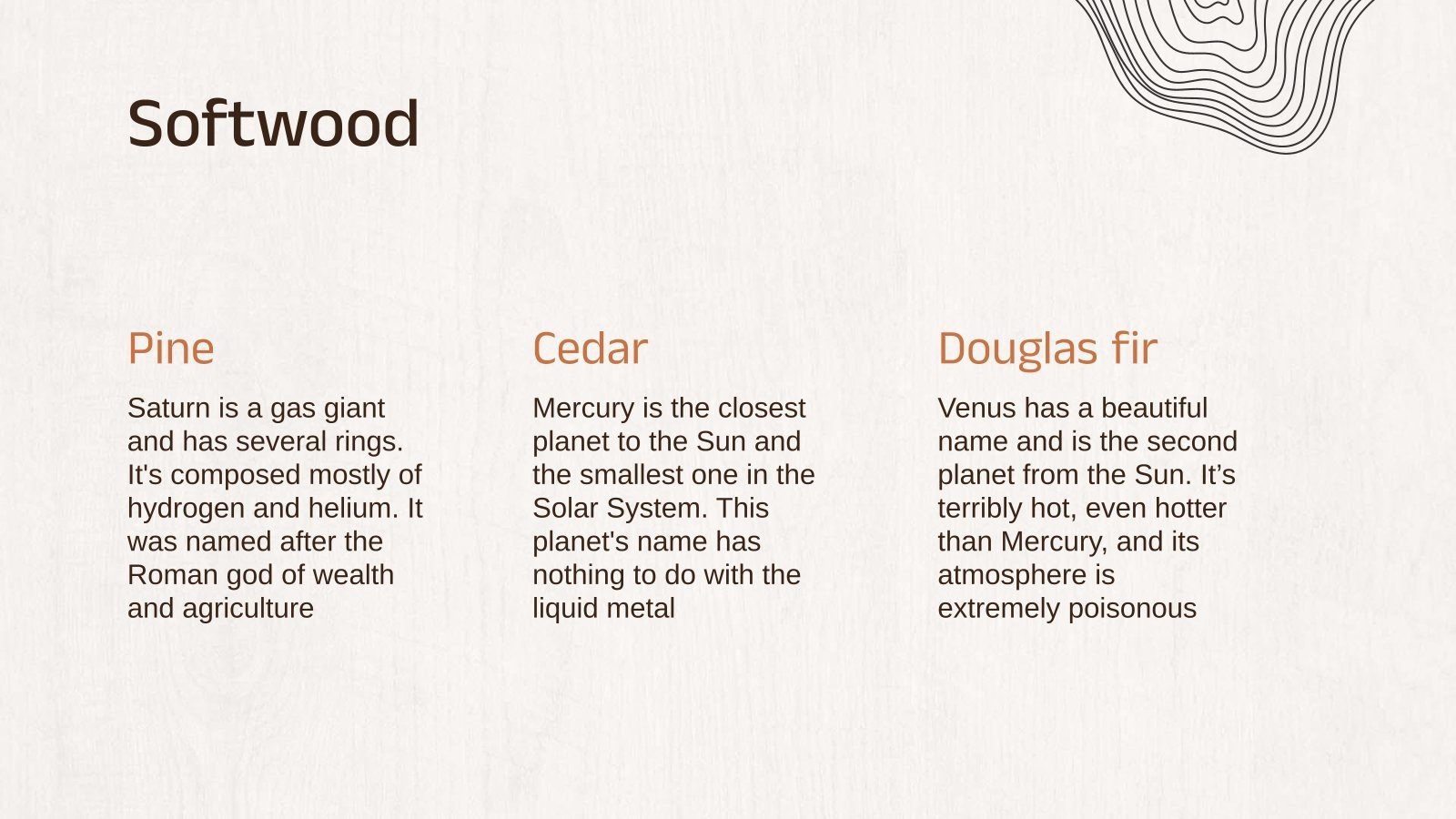 Types of Lumber | Google Slides & PowerPoint