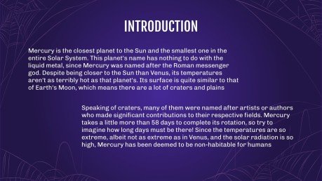 Spider Web Minitheme | Google Slides & PowerPoint