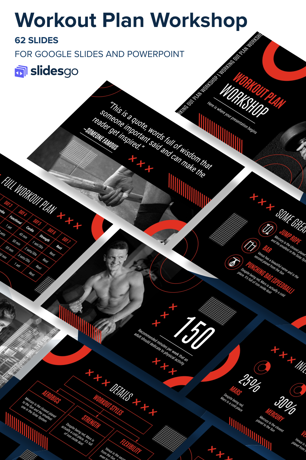 Workout Plan Workshop | Google Slides & PowerPoint