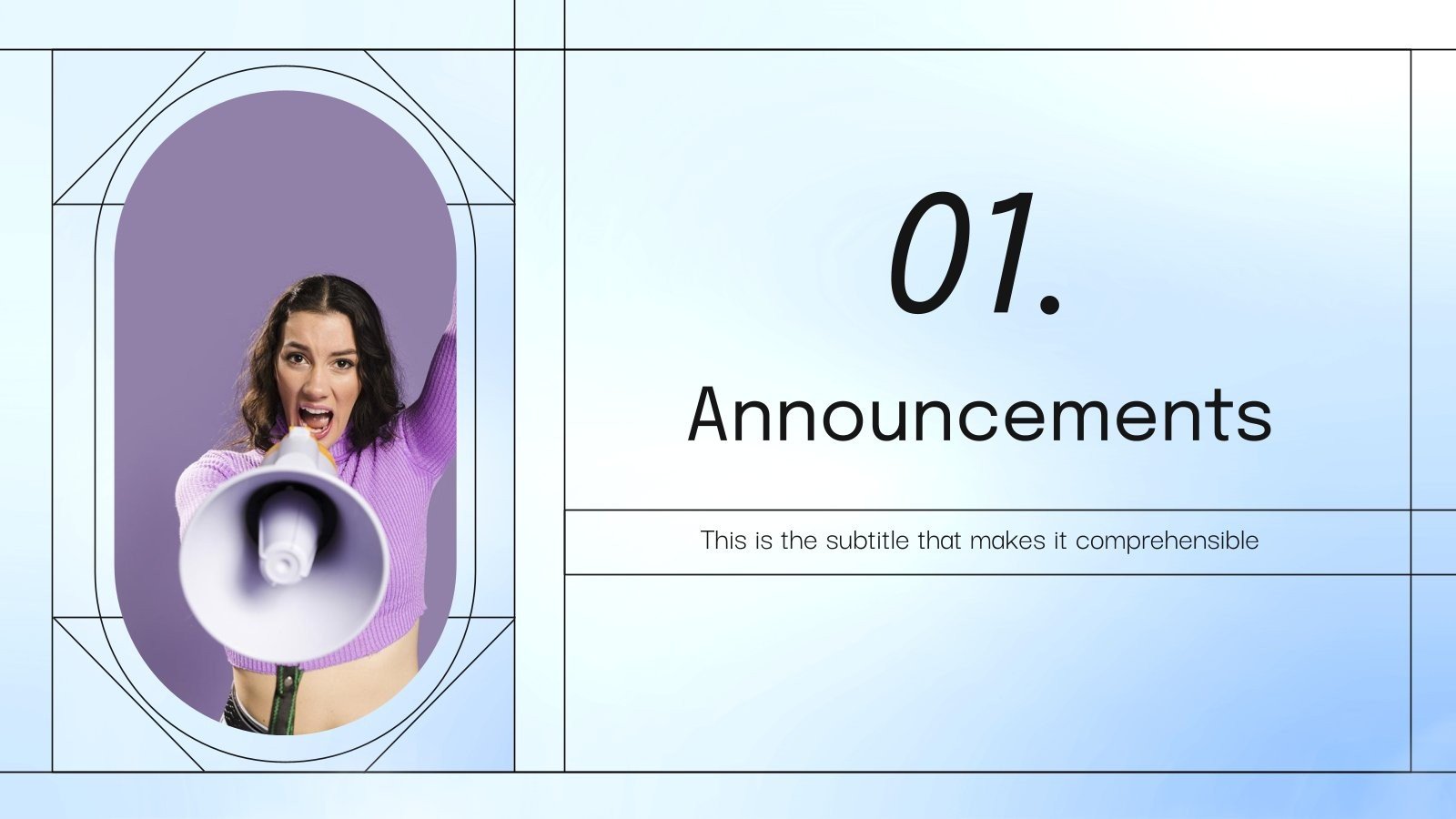 Public Service Announcement Newsletter | Google Slides